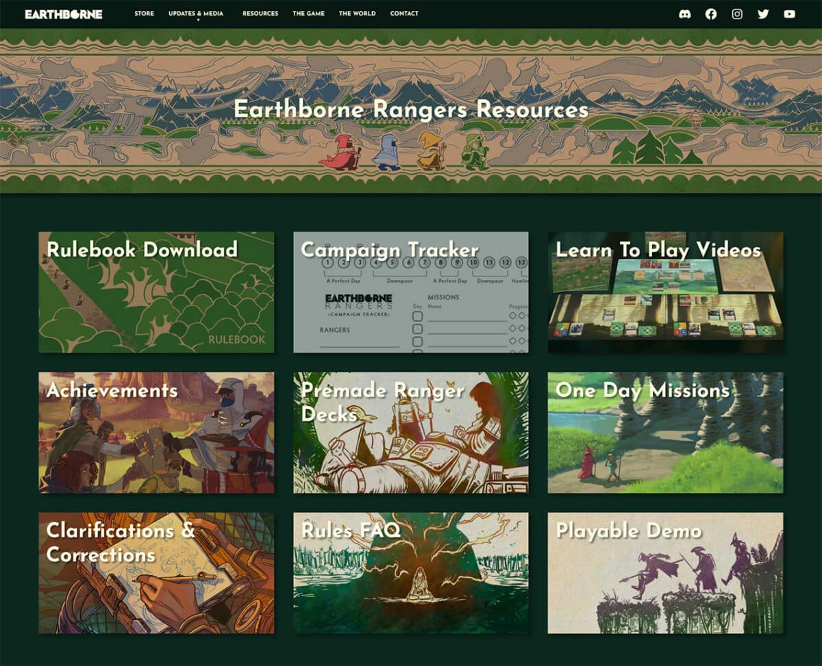 New Resources Page | Earthborne Games